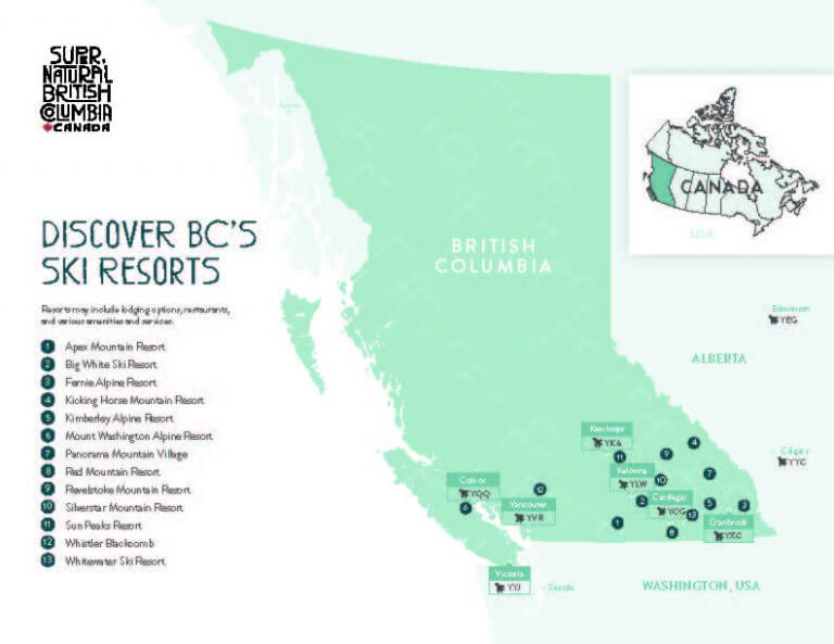 Ski British Columbia Ski & Board Holidays And Travel | travel&co.